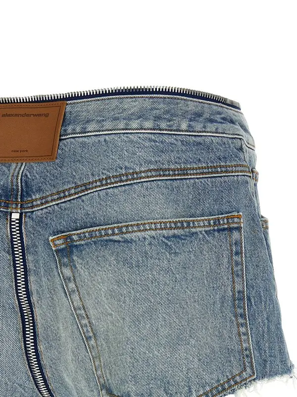 Alexander Wang Zip V-waist' Shorts