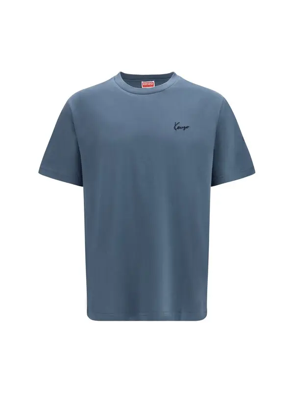 Kenzo Signature Embroidered Cotton T-shirt