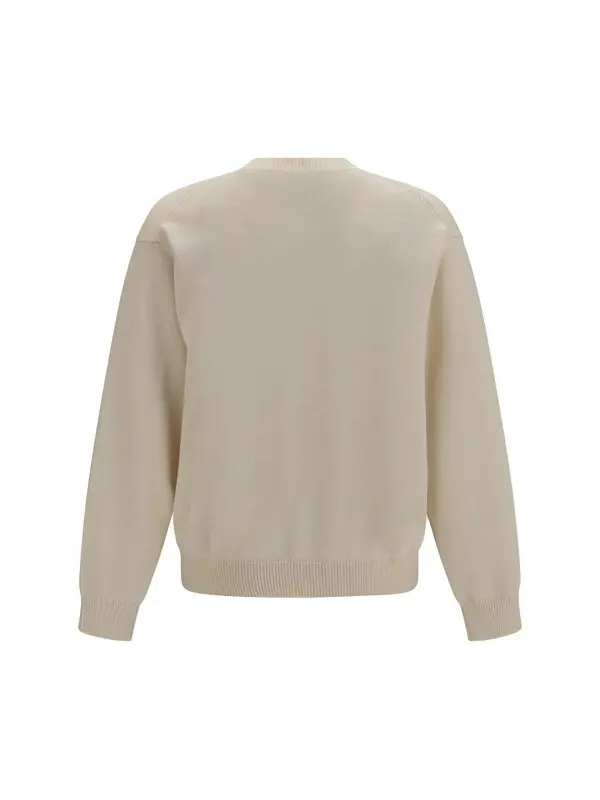 Kenzo Emblem Embroidered Wool And Cotton Sweater - Multicolor