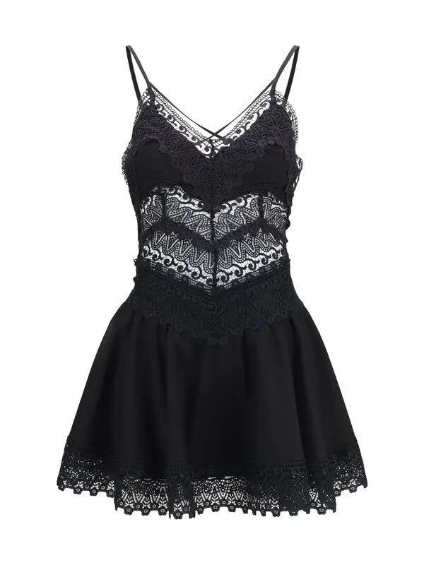 Charo Ruiz Ibiza Aveline Short Dress - Black