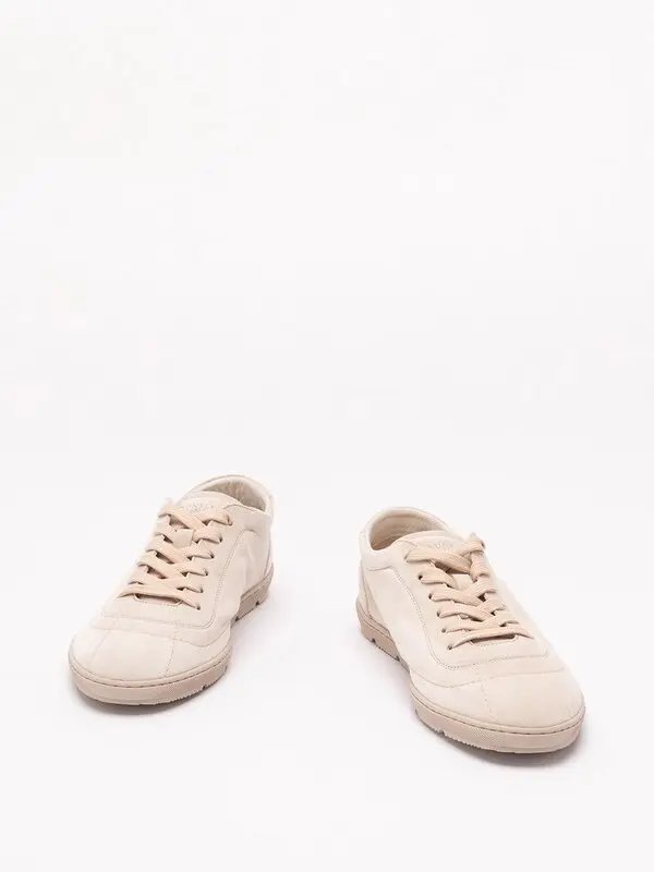 Brunello Cucinelli Calf Leather Lace-up Sneakers - Multicolor