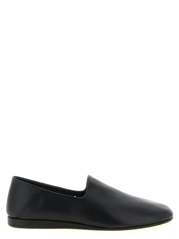 Jacquemus Les Pantoufles Leather Slippers - Black