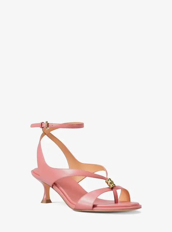 Michael Kors Cherie Leather Sandals - Pink