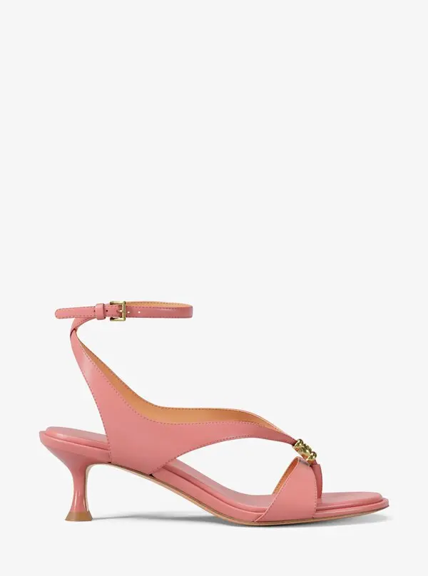 Michael Kors Cherie Leather Sandals - Pink