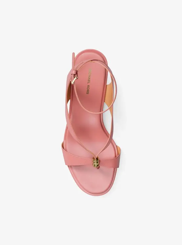 Michael Kors Cherie Leather Sandals - Pink
