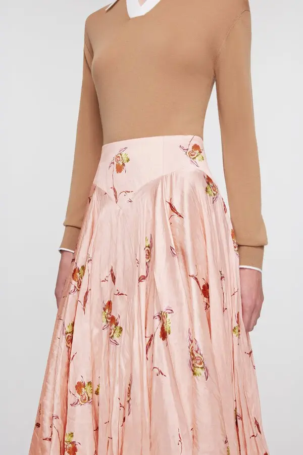 EMILIA WICKSTEAD Nera Skirt In Satin