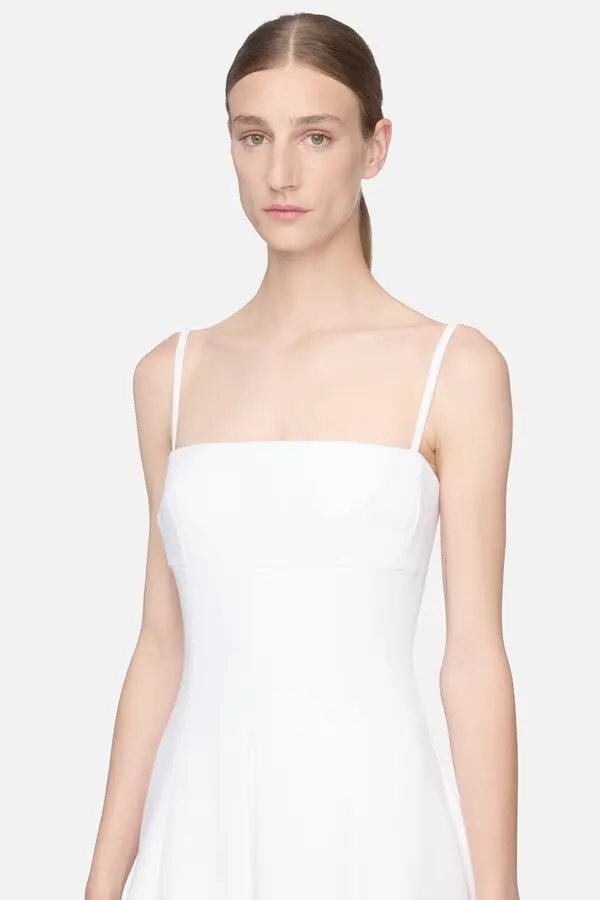 EMILIA WICKSTEAD Oceana Maxi Dress In Wool Crepe