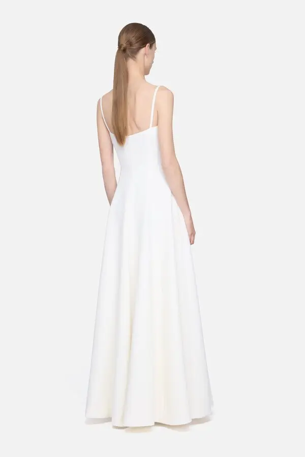 EMILIA WICKSTEAD Oceana Maxi Dress In Wool Crepe