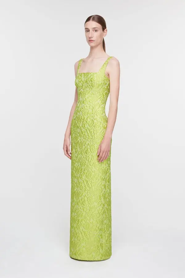 EMILIA WICKSTEAD Micheline Dress In Embossed Cloque