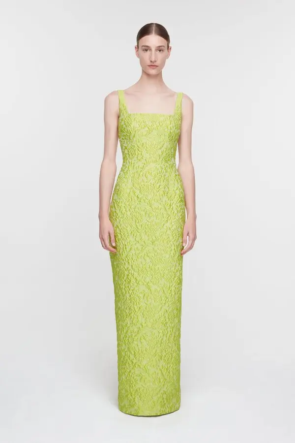 EMILIA WICKSTEAD Micheline Dress In Embossed Cloque