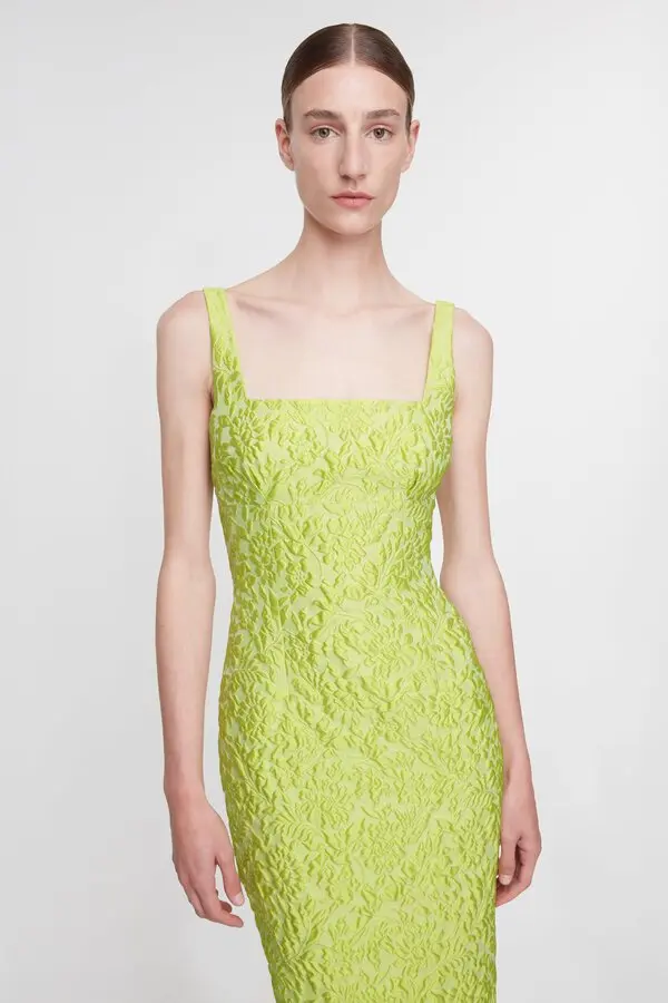 EMILIA WICKSTEAD Micheline Dress In Embossed Cloque