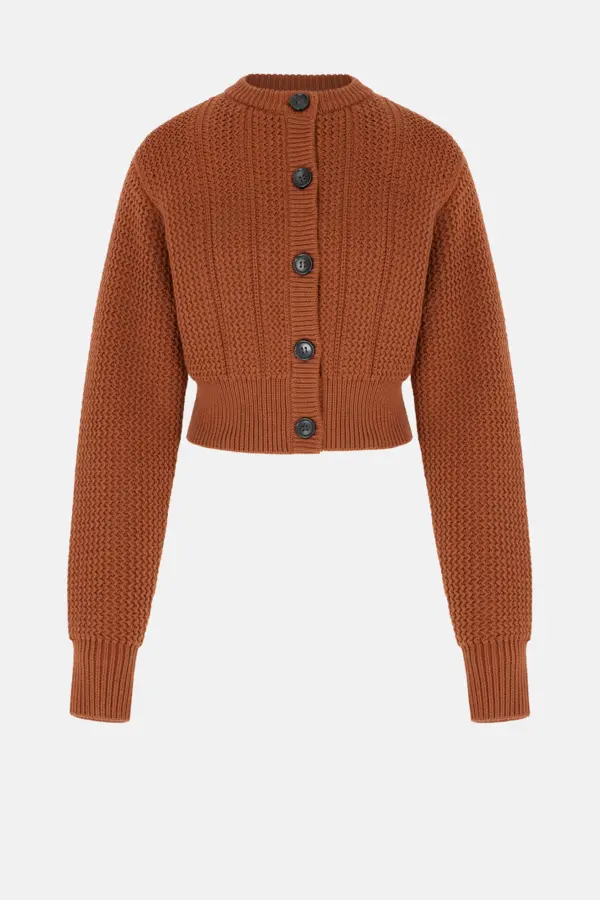 EMILIA WICKSTEAD Albert Knit In Caramel Cashfeel