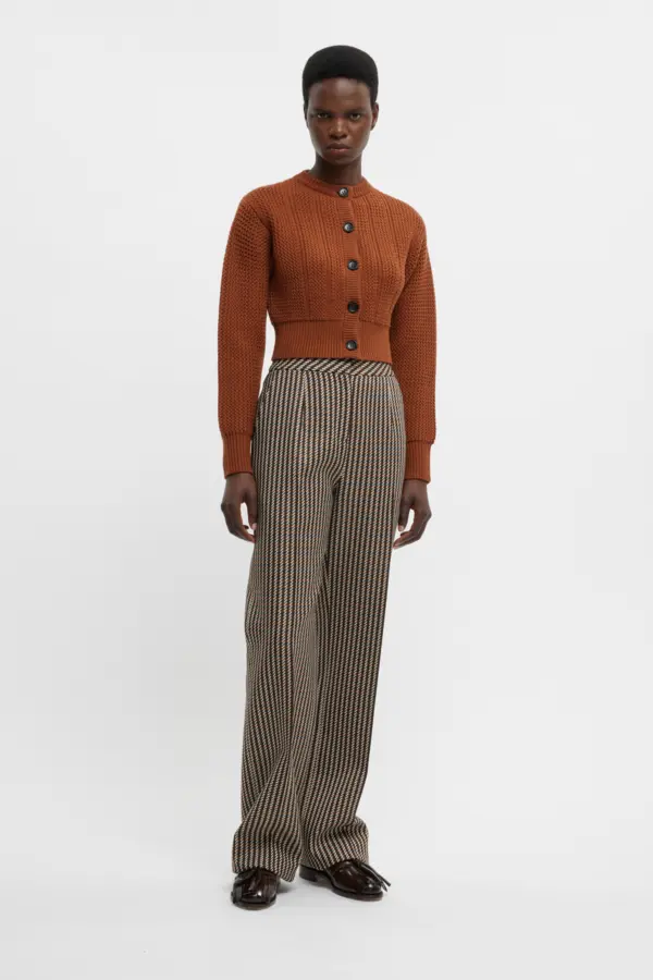 EMILIA WICKSTEAD Albert Knit In Caramel Cashfeel