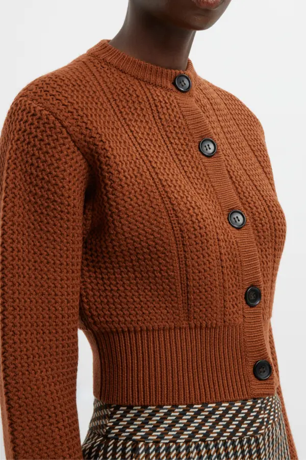 EMILIA WICKSTEAD Albert Knit In Caramel Cashfeel