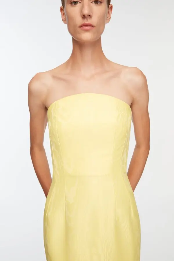 EMILIA WICKSTEAD Hailee Dress In Moiré Mikado