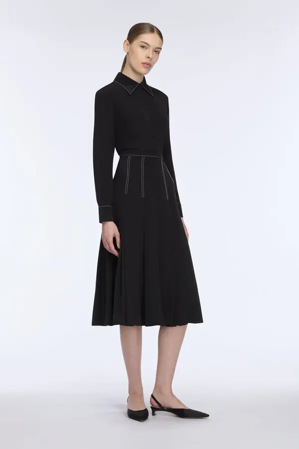 EMILIA WICKSTEAD Silk Crepe De Chine Top
