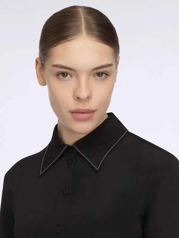 EMILIA WICKSTEAD Silk Crepe De Chine Top