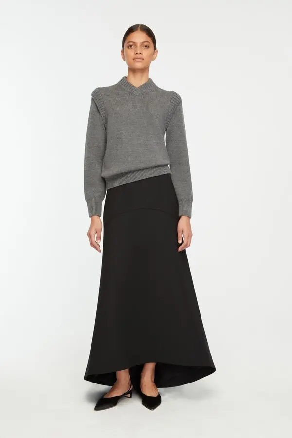 EMILIA WICKSTEAD Synan Skirt In Birdseye Suiting