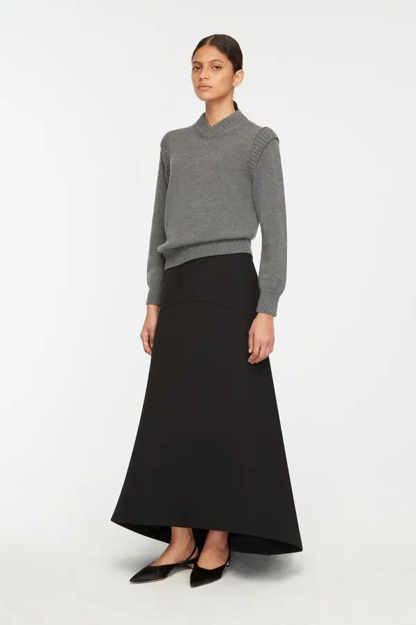 EMILIA WICKSTEAD Synan Skirt In Birdseye Suiting