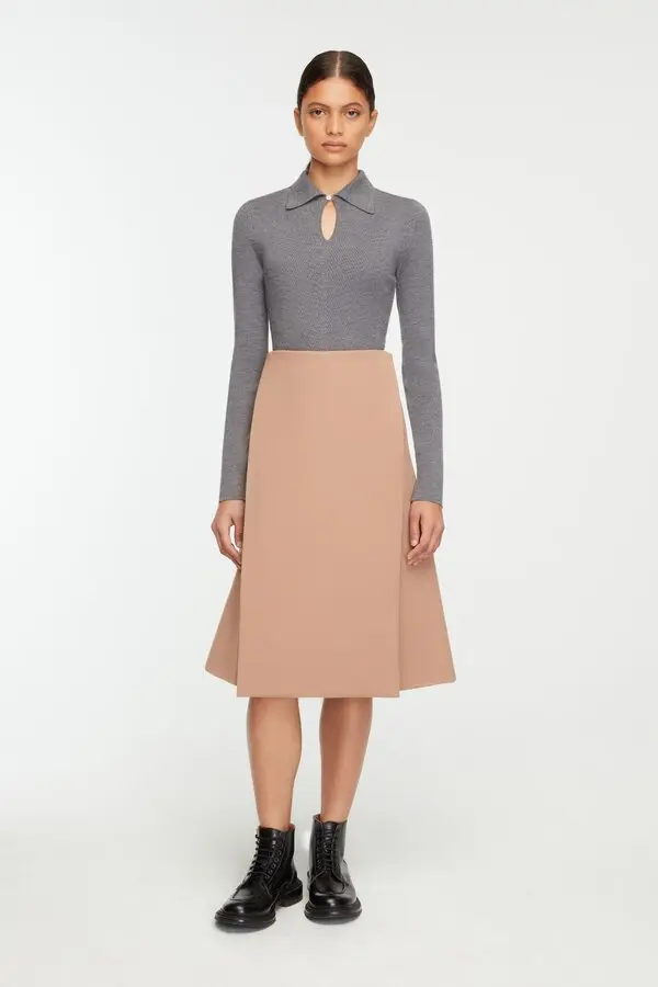 EMILIA WICKSTEAD Ifsa Skirt In Birdseye Suiting
