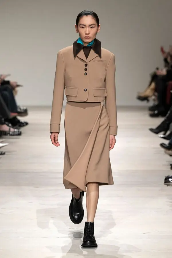 EMILIA WICKSTEAD Ifsa Skirt In Birdseye Suiting