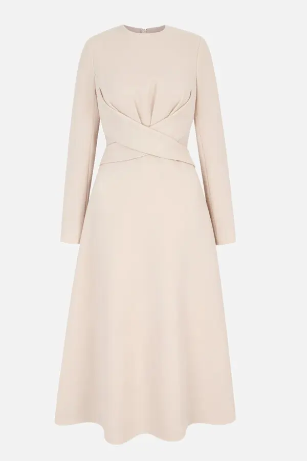 EMILIA WICKSTEAD Elta Dress In Single Wool Crepe