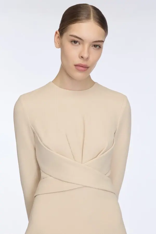 EMILIA WICKSTEAD Elta Dress In Single Wool Crepe