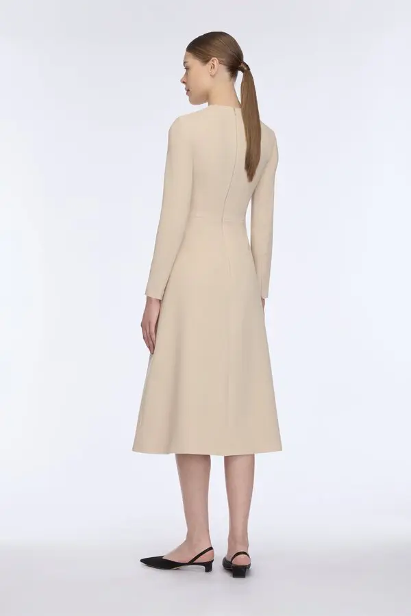 EMILIA WICKSTEAD Elta Dress In Single Wool Crepe