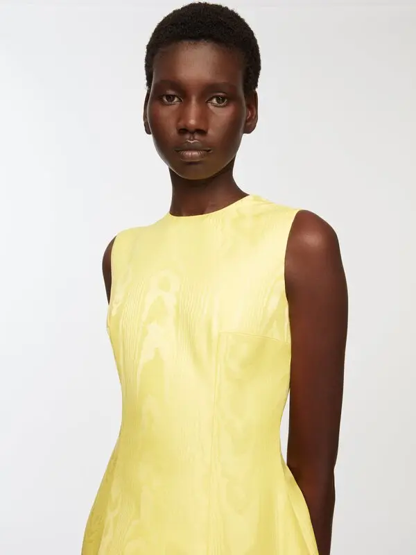 EMILIA WICKSTEAD Mara Dress In Moiré Mikado
