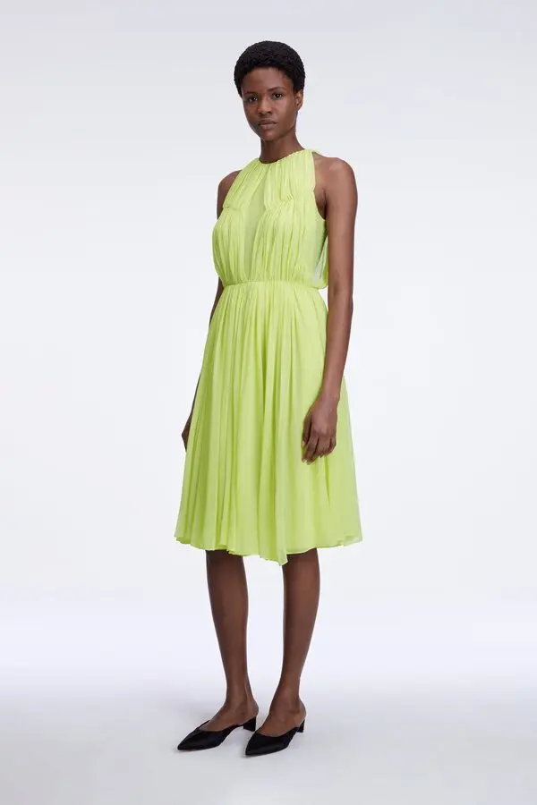 EMILIA WICKSTEAD Chiffon Crepe Wilson Midi Dress