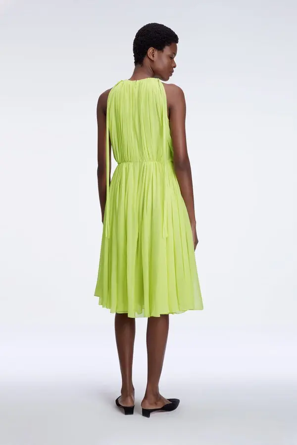 EMILIA WICKSTEAD Chiffon Crepe Wilson Midi Dress