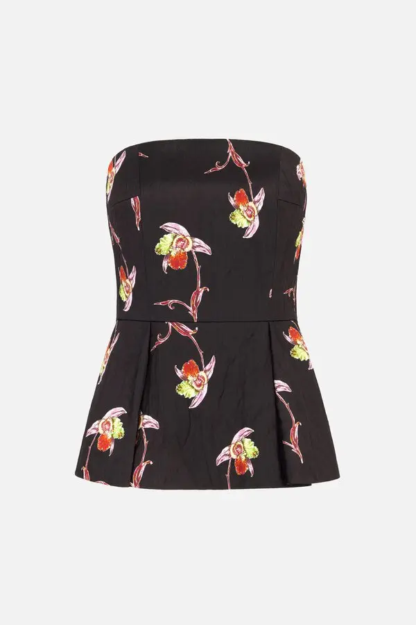 EMILIA WICKSTEAD Jadiel Top In Satin