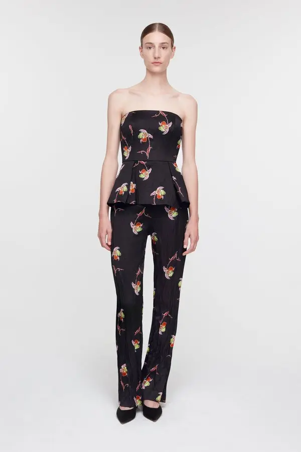 EMILIA WICKSTEAD Jadiel Top In Satin
