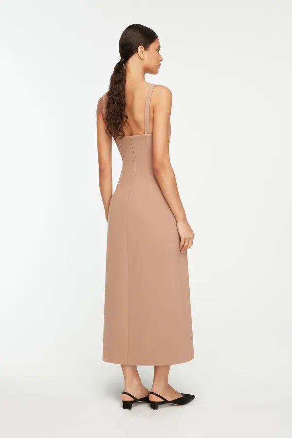 EMILIA WICKSTEAD Ezekeil Dress In Birdseye Suiting