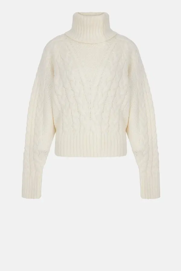 EMILIA WICKSTEAD Cashfeel Cable Knit Sweater