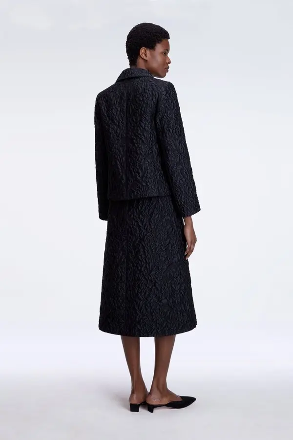 EMILIA WICKSTEAD Feyi Jacket In Textured Double Warp Floral