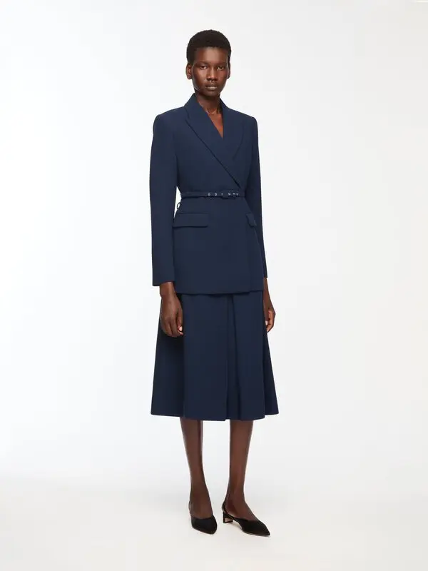 EMILIA WICKSTEAD Danya Jacket In Single Wool Crepe