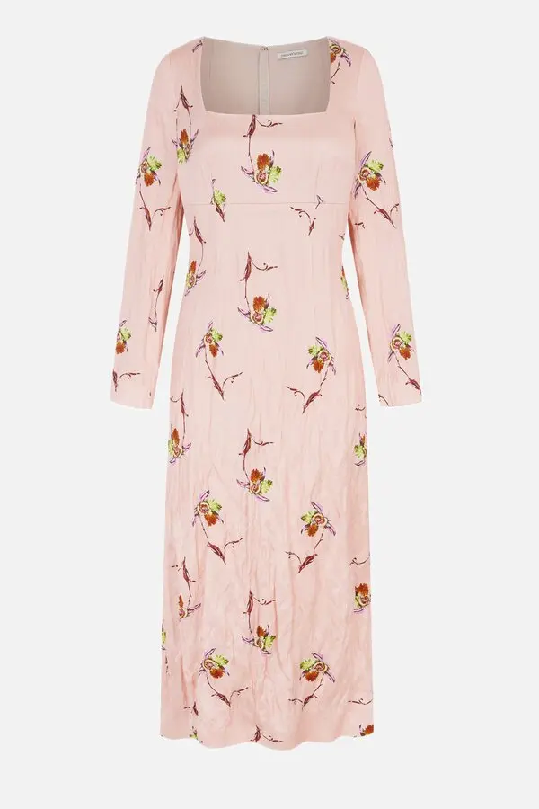 EMILIA WICKSTEAD Renne Dress In Satin - Pink