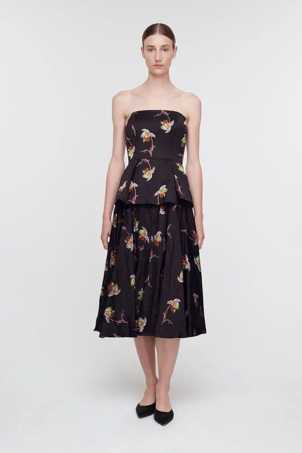 EMILIA WICKSTEAD Nera Skirt In Satin