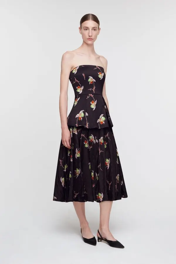 EMILIA WICKSTEAD Nera Skirt In Satin