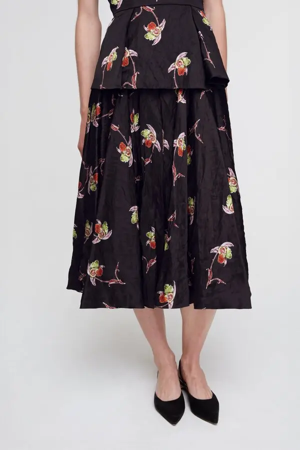 EMILIA WICKSTEAD Nera Skirt In Satin