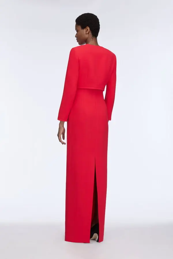 EMILIA WICKSTEAD Lizette Jacket In Single Wool Crepe
