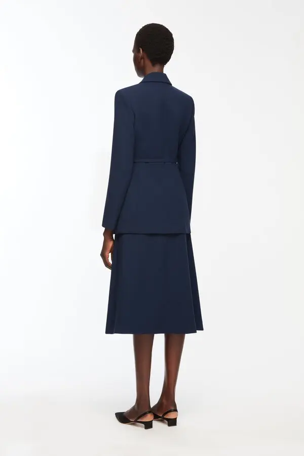 EMILIA WICKSTEAD Sato Skirt In Summer Wool Crepe