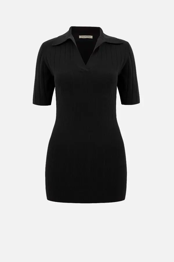 EMILIA WICKSTEAD Dune Fitted Polo Top