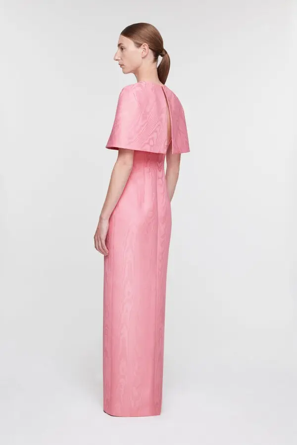 EMILIA WICKSTEAD Virginie Cape In Moire Mikado