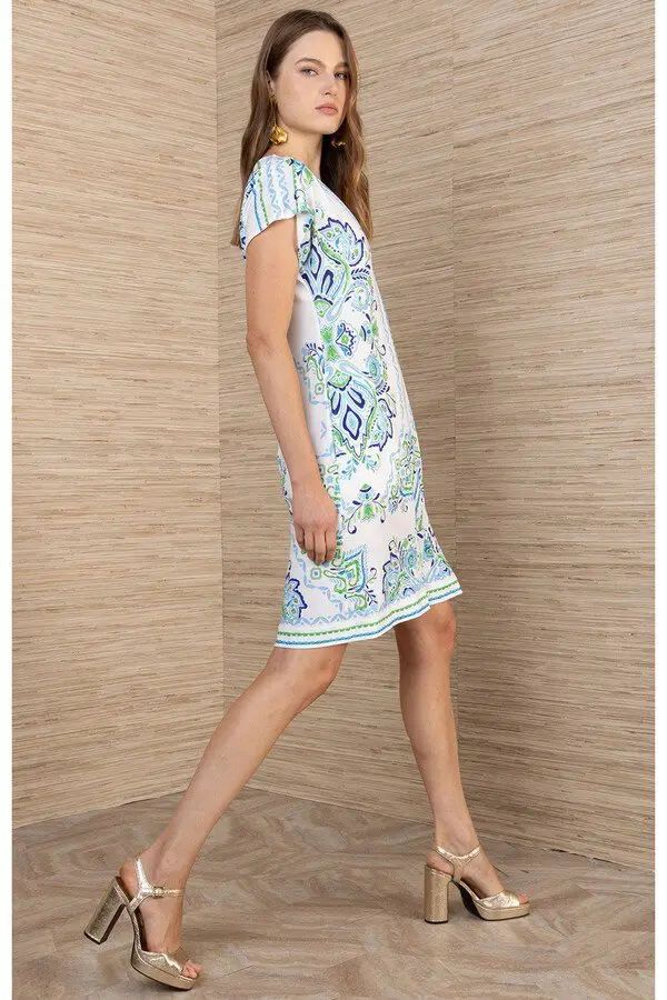 Hale Bob Blanca Jersey Dress - Blue