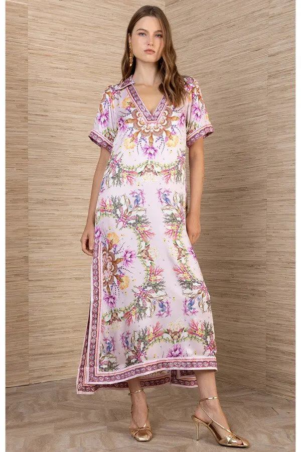 Hale Bob Bryony Hi-low Dres - Pink