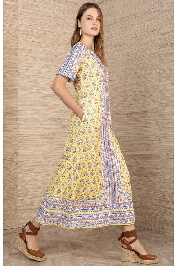 Hale Bob Bruna Jersey Dress - Yellow