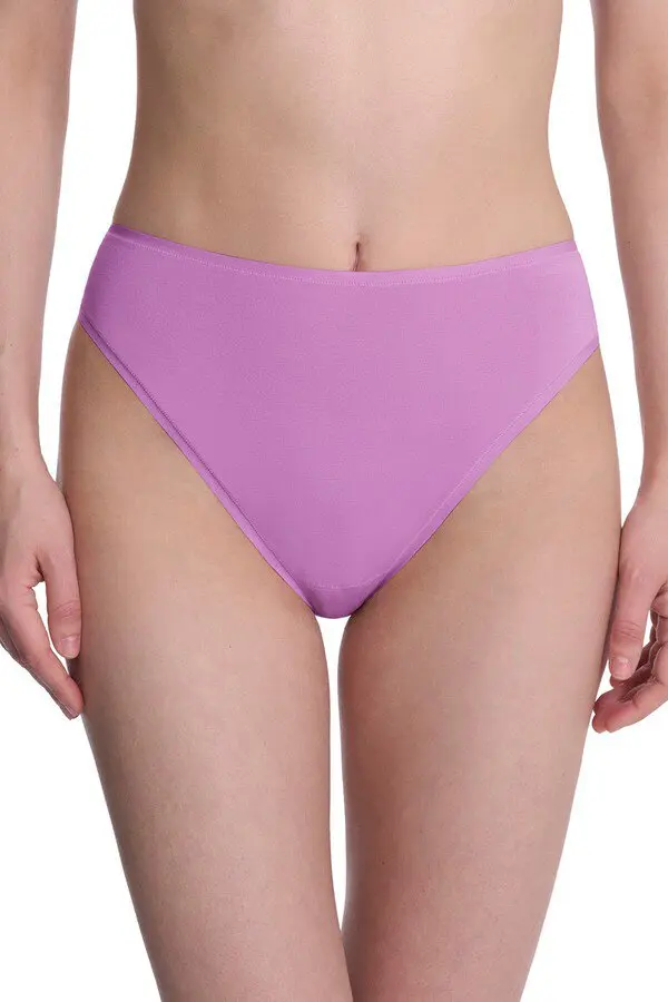 Natori Bliss Bare Cotton High Cut Brief