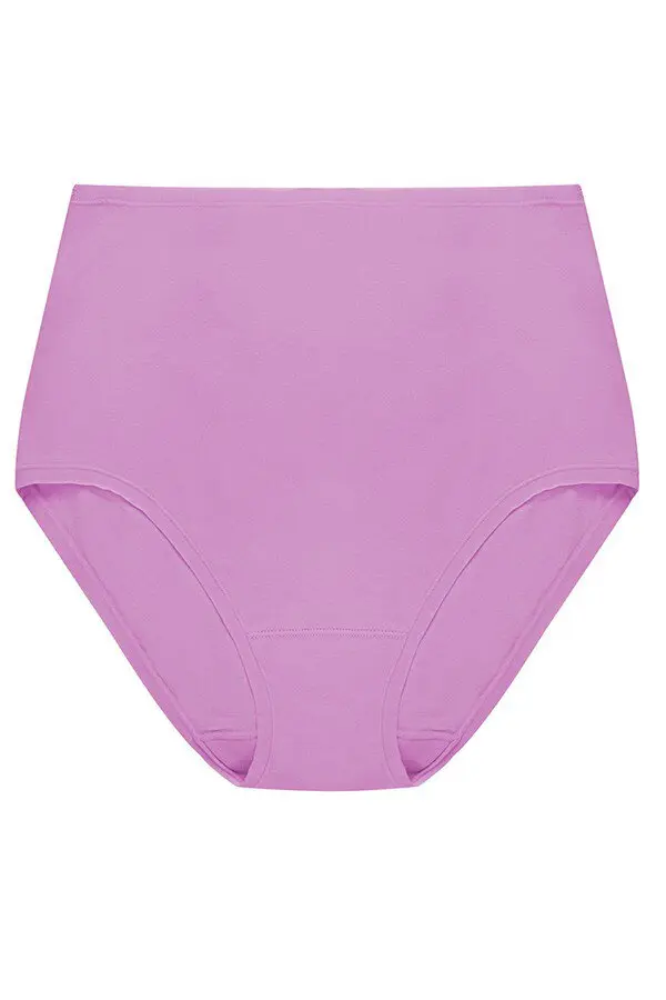 Natori Bliss Bare Cotton High Waist Brief - Red